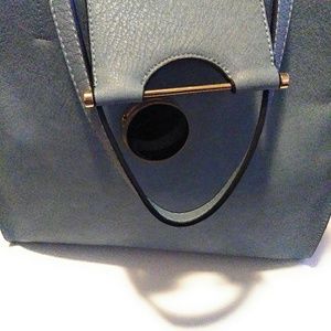 Diophy | Bags | Baby Blue Tote Purse | Poshmark